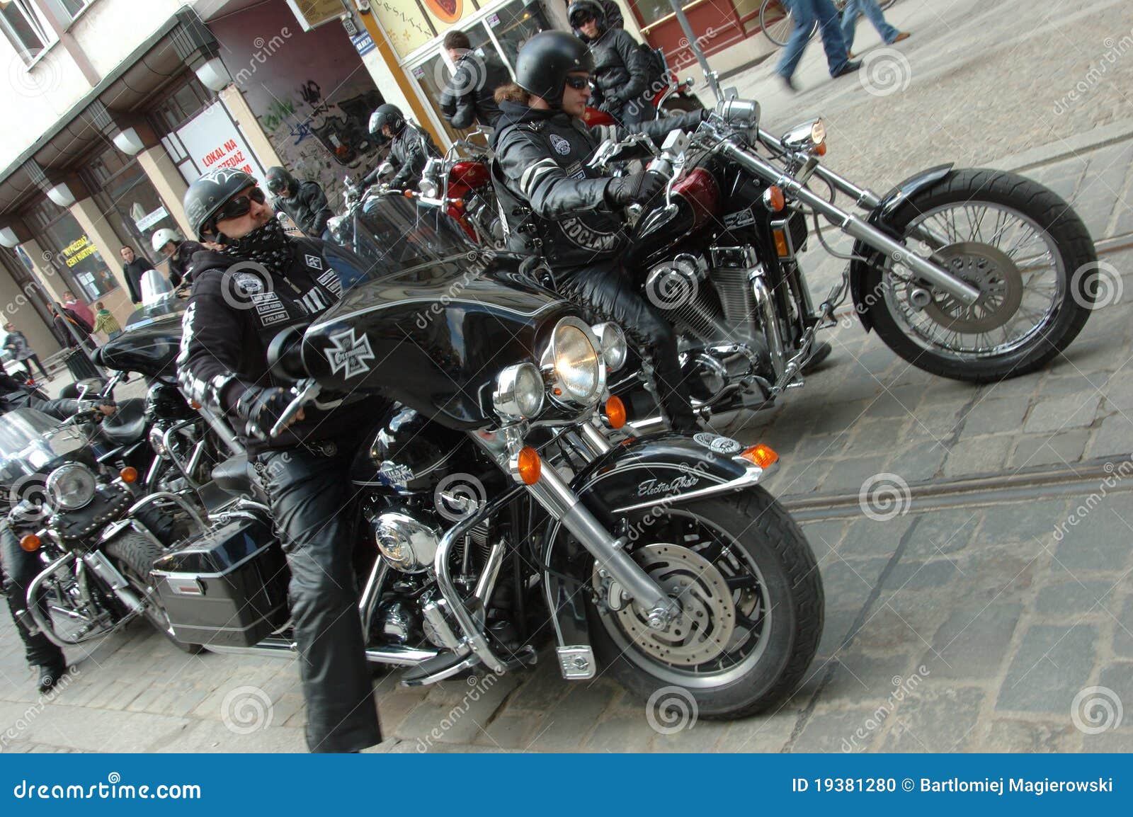 Motorcycle Rally in Wroclaw, Poland Editorial Image - Image of parade ...