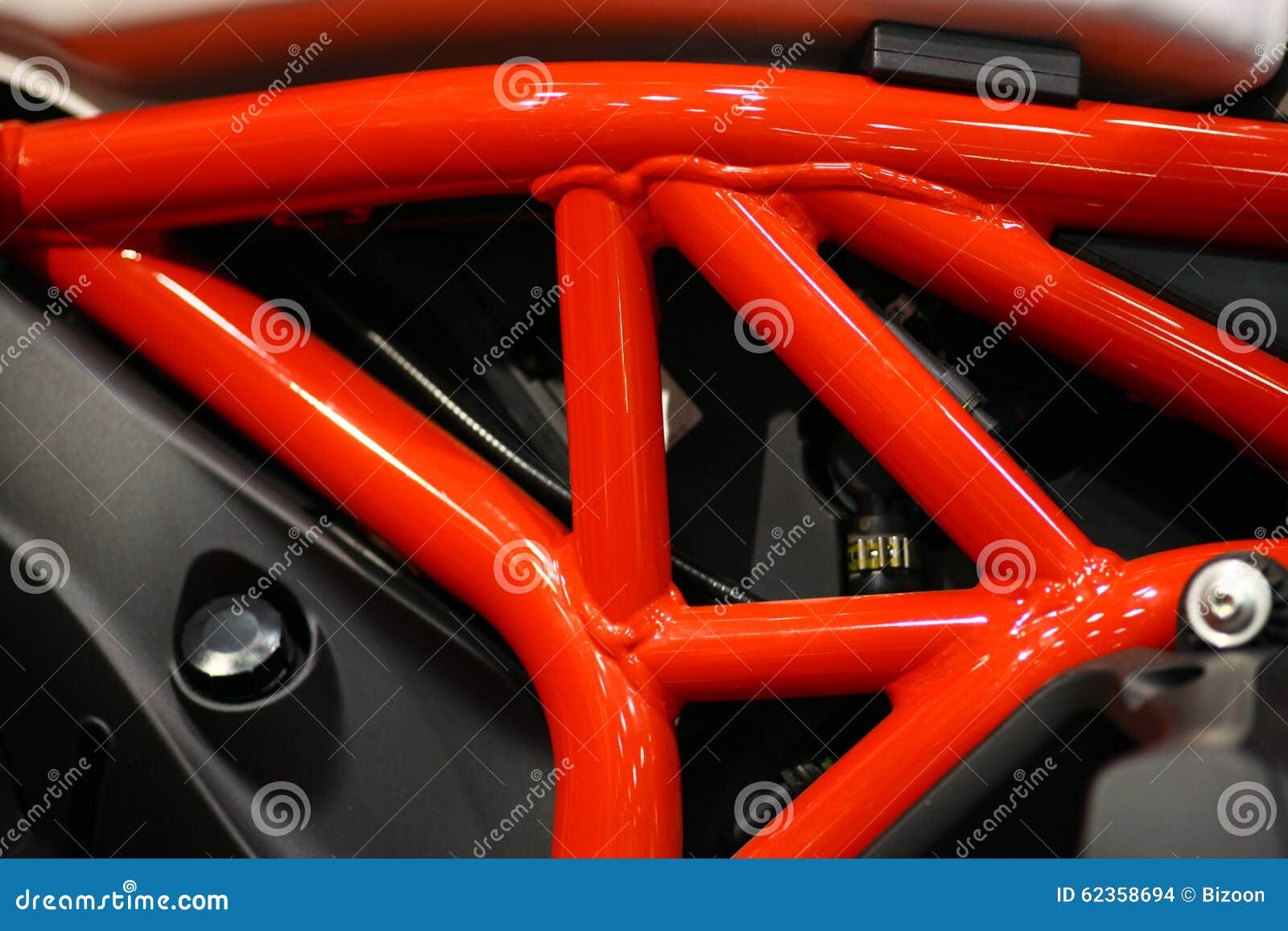 Motorcycle red frame stock photo. Image of motor, bike - 62358694