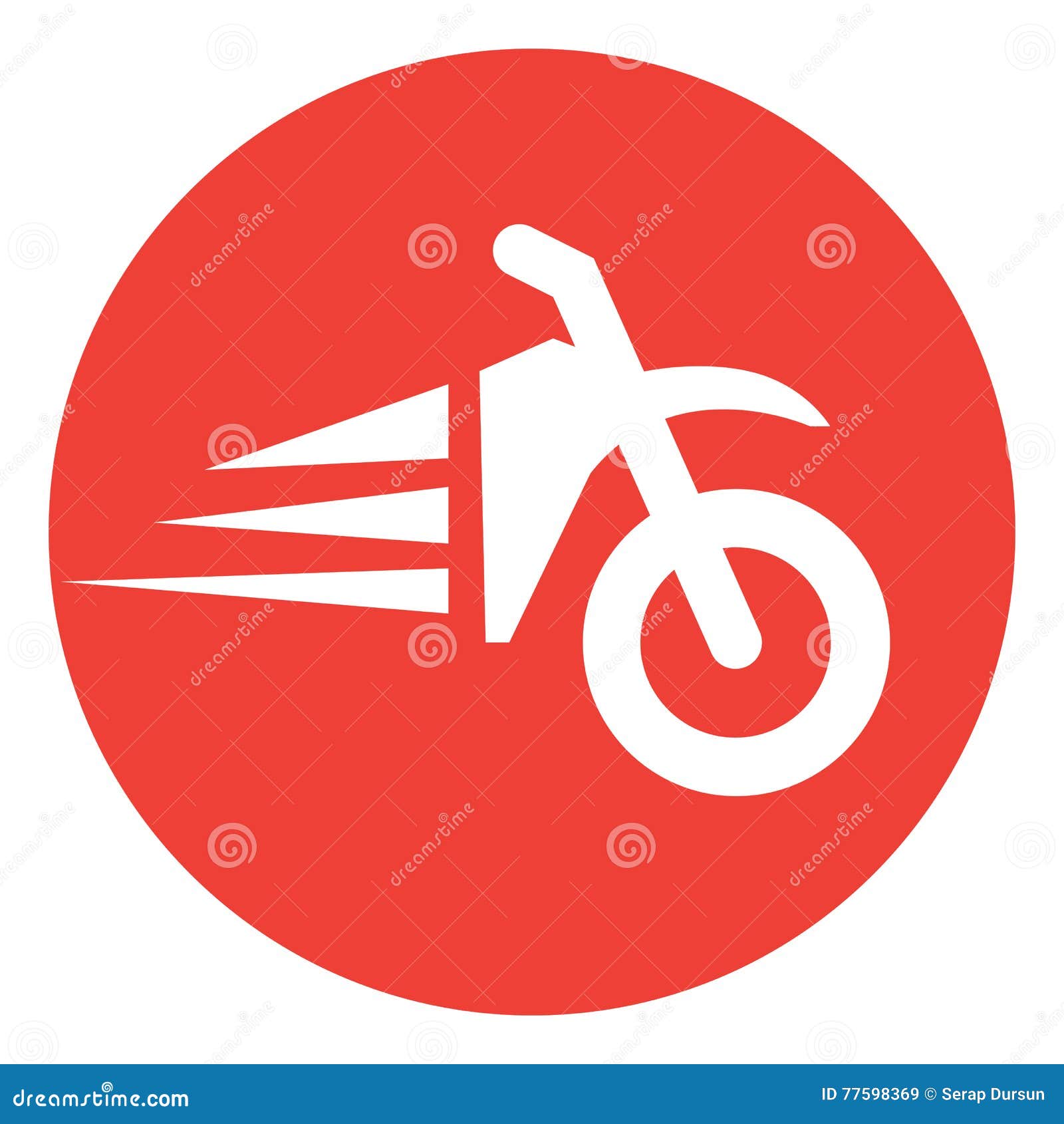 Motorcycle Rentals Concept Design. Stock Vector - Illustration of ...