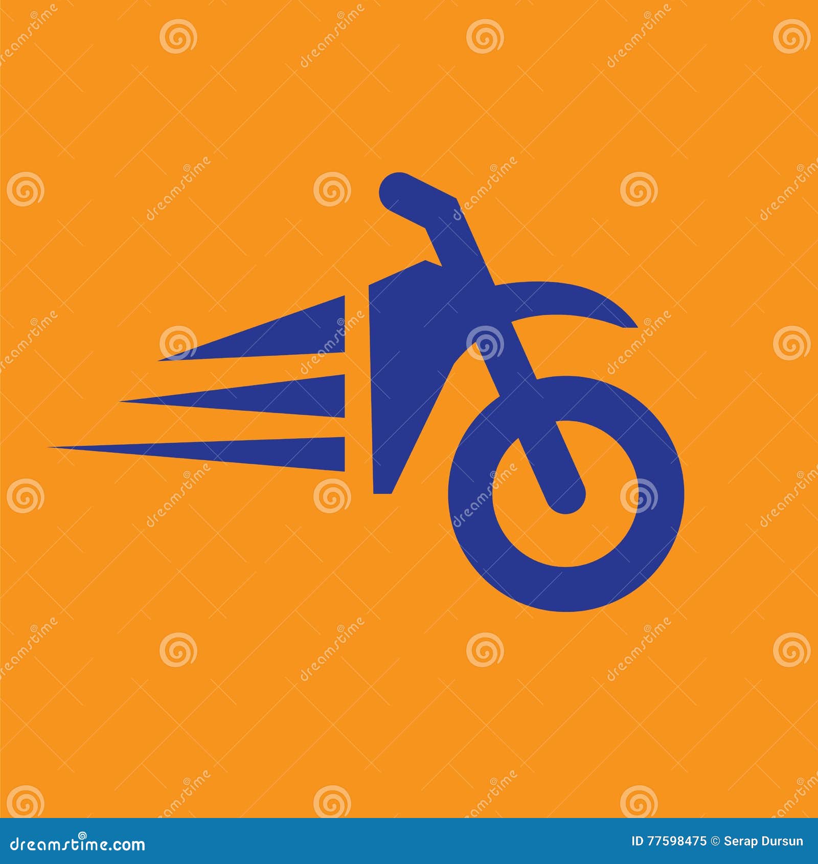 Motorcycle Rentals Concept Design. Stock Vector - Illustration of ...