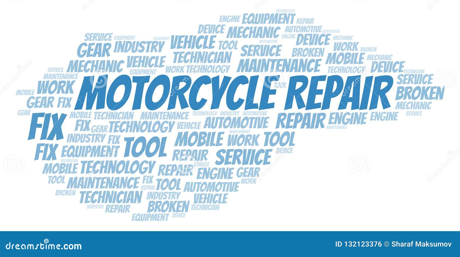 Repair Word 3d Letters Wheels Car Mechanic Fixing Vehicle Royalty-Free ...