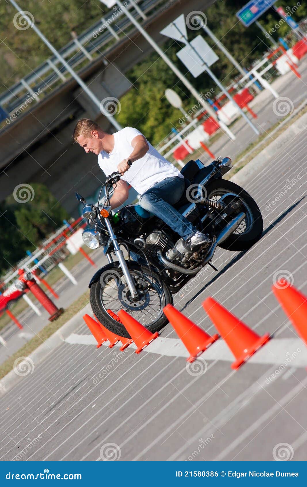 Motorcycle ride stock photo. Image of instructor, feel - 21580386