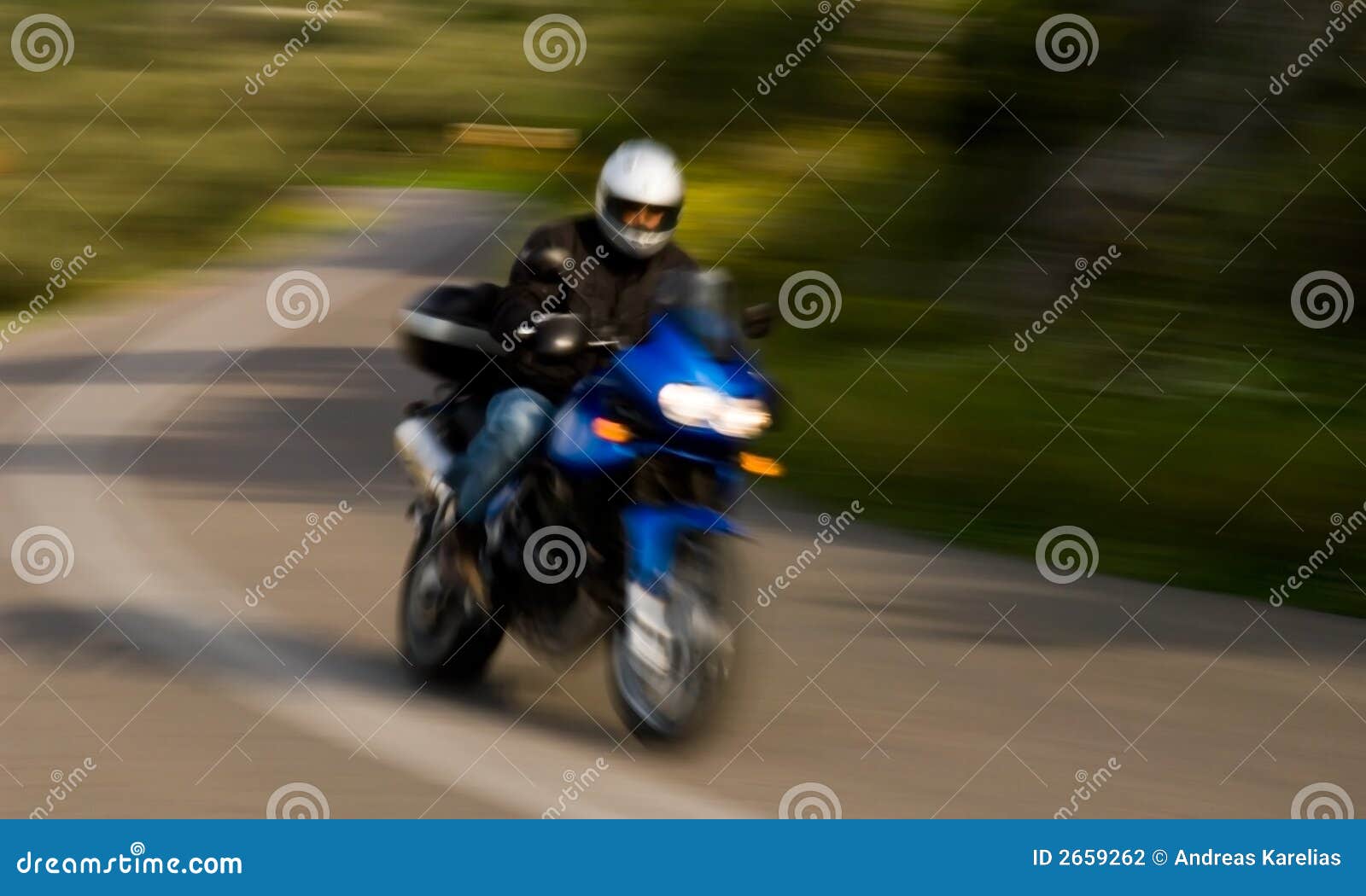 Motorcycle Rider With Complete Black Outfit Royalty-Free Stock Image ...