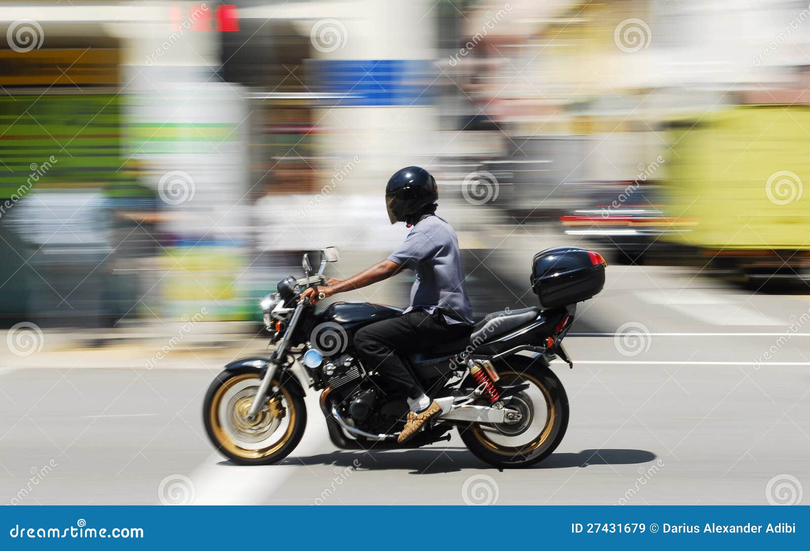 Motorcycle Rider stock image. Image of helmet, action - 27431679