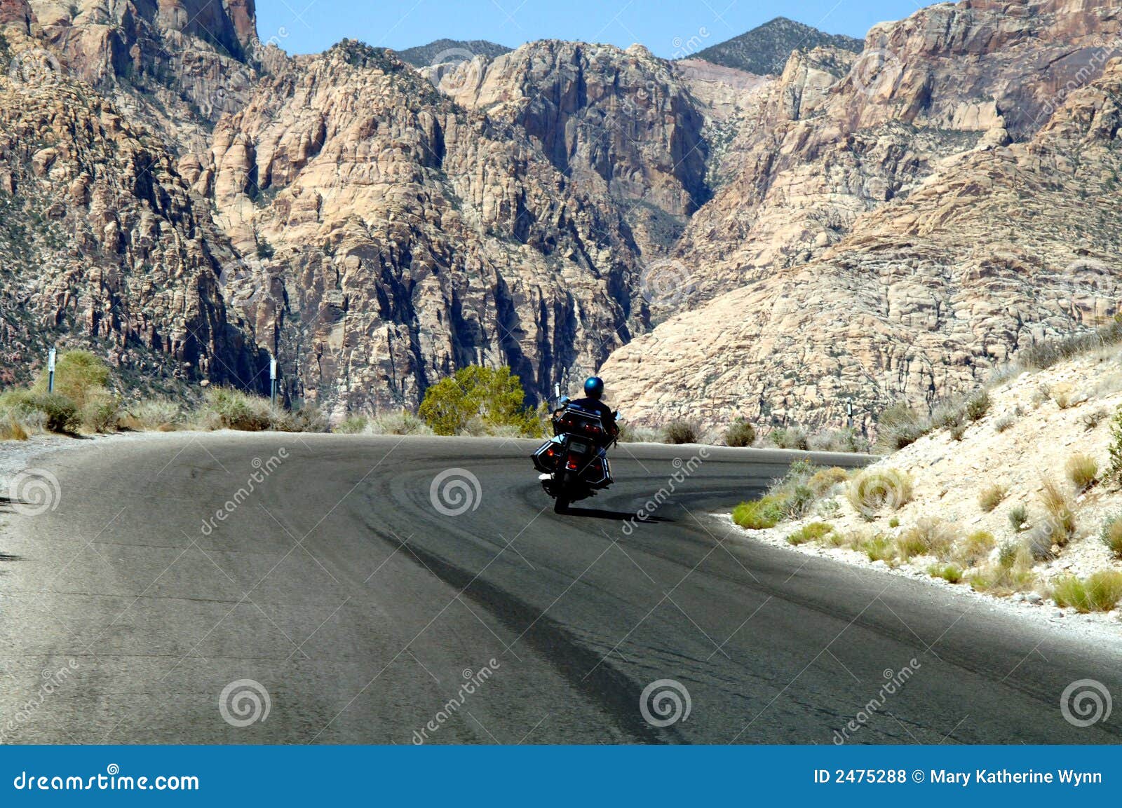Motorcycle Riding in Mountains Stock Photo - Image of movement, park ...