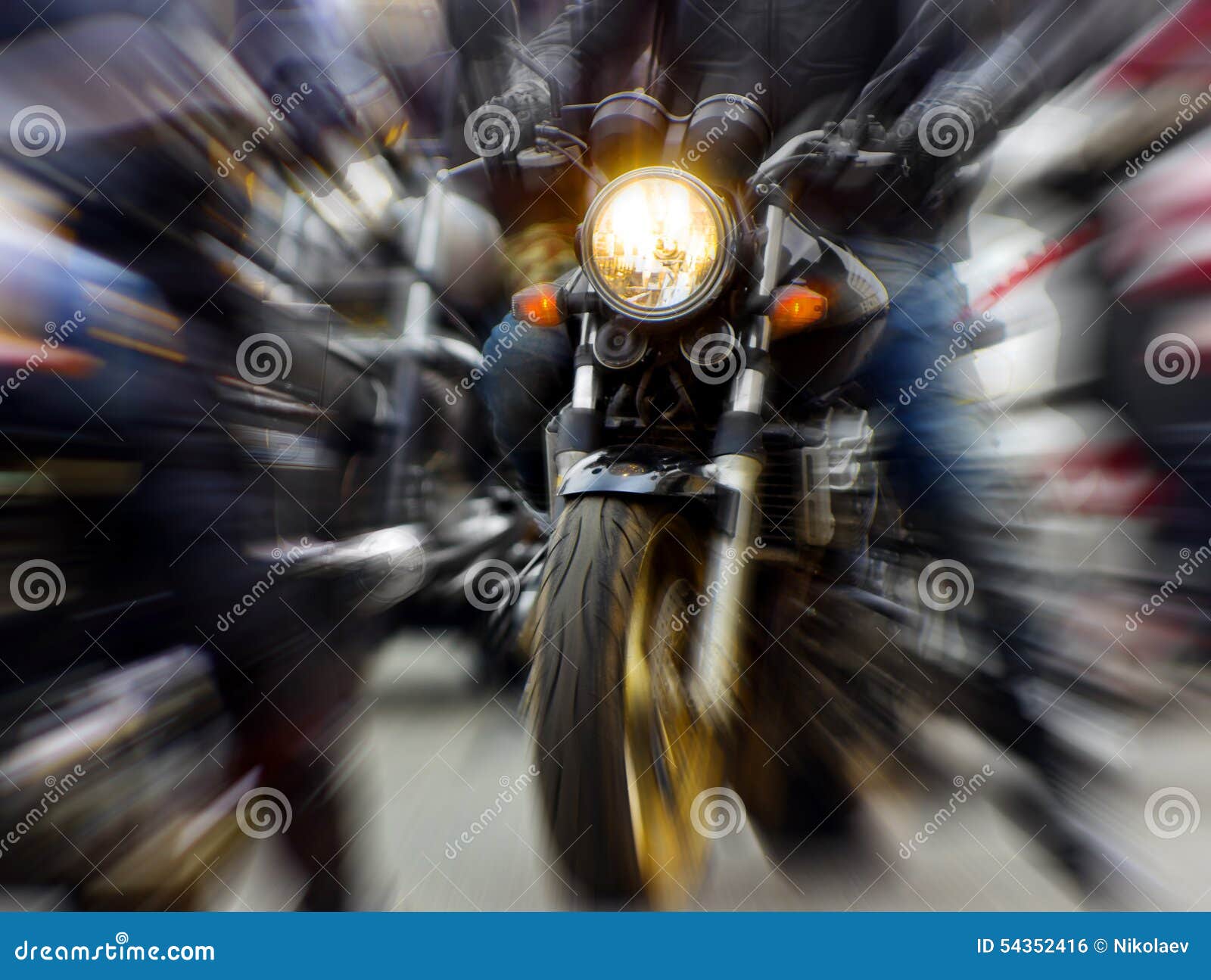 Motorcycle stock photo. Image of blur, davidson, fast - 54352416