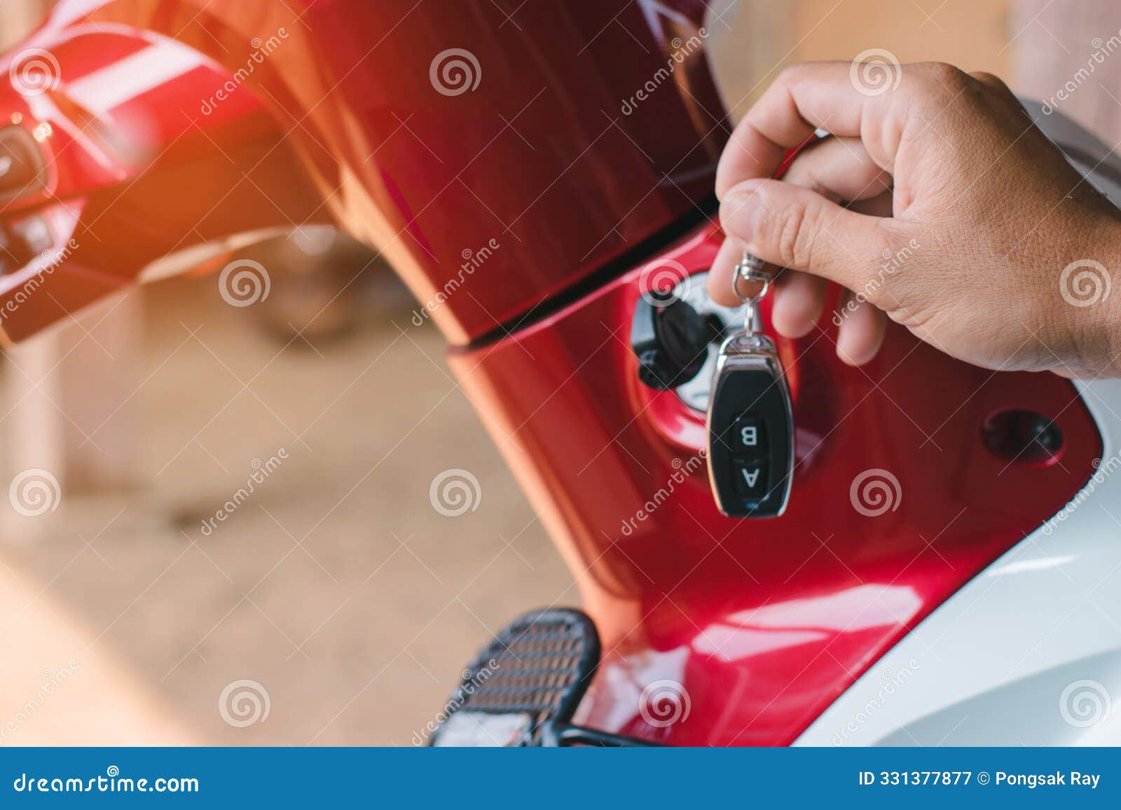 The Motorcycle Safety Key System, Lock and Safe are Realized by Modern ...