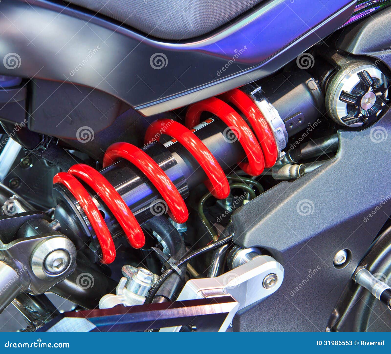 Motorcycle shock stock image. Image of bike, model, absorber - 31986553