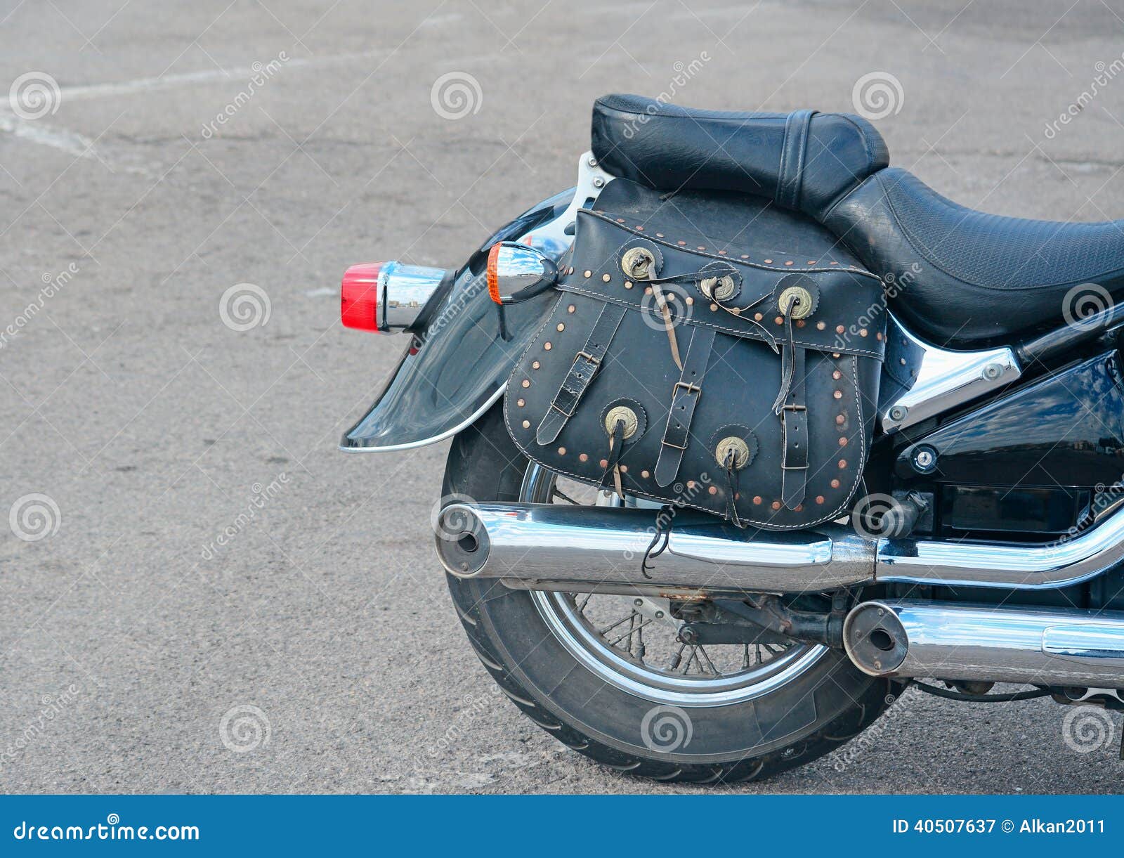 Motorcycle side view stock image. Image of retro, custom - 40507637