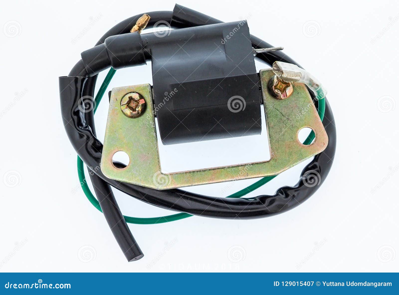 Motorcycle Spark Plug stock image. Image of transportation - 129015407