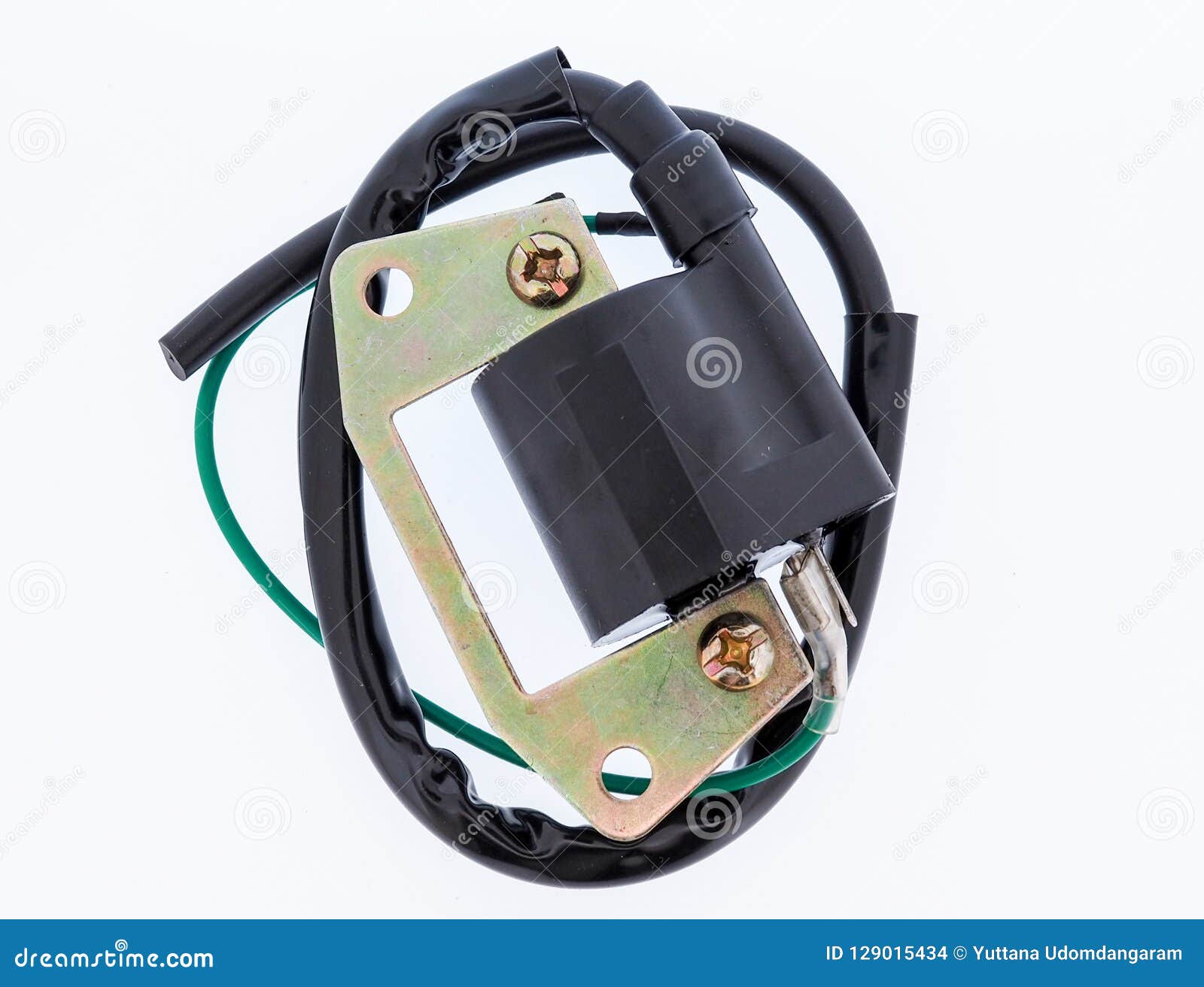 Motorcycle Spark Plug stock photo. Image of vehicle - 129015434