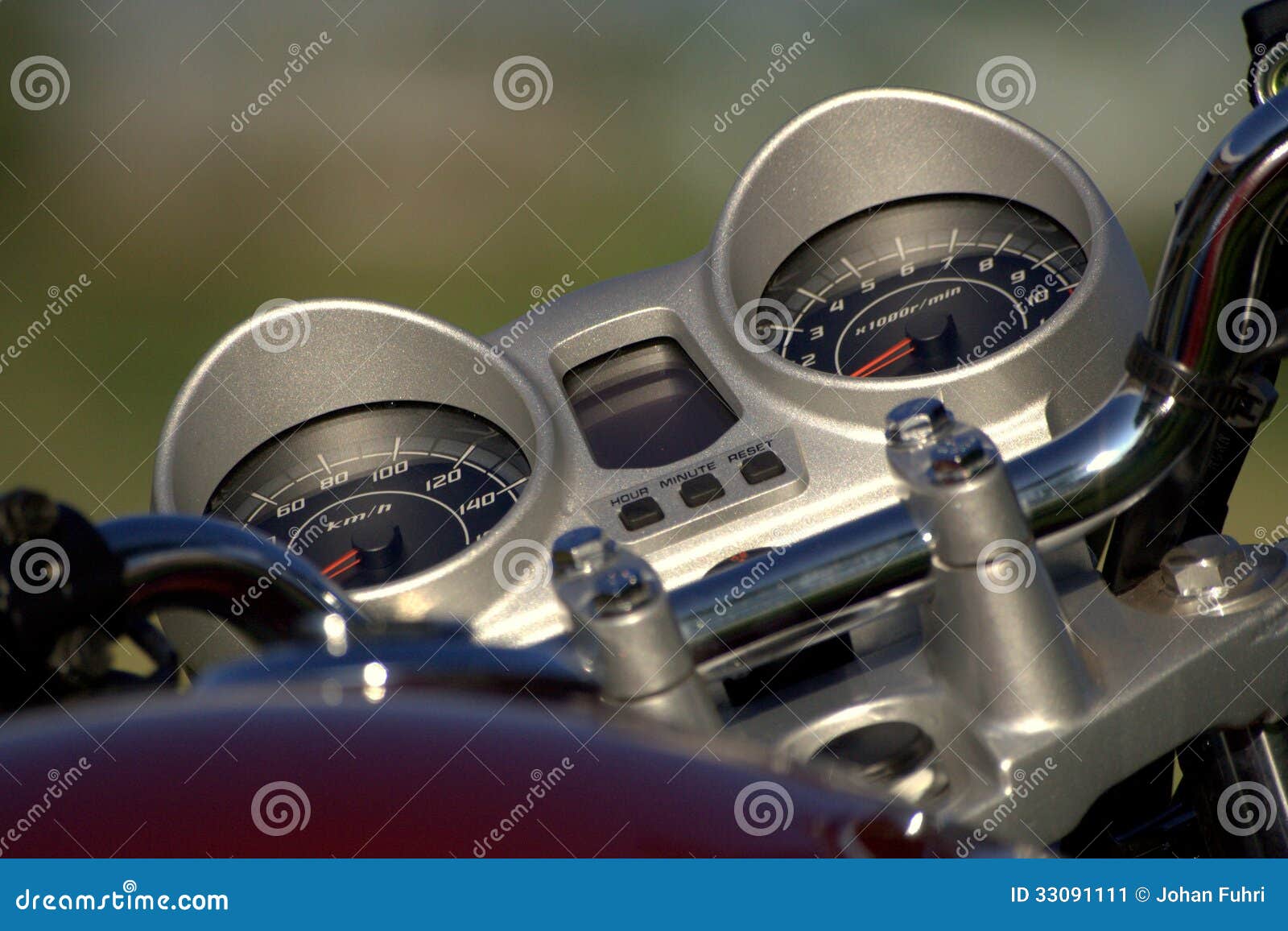 Motorcycle Speedometer stock image. Image of revolutions - 33091111