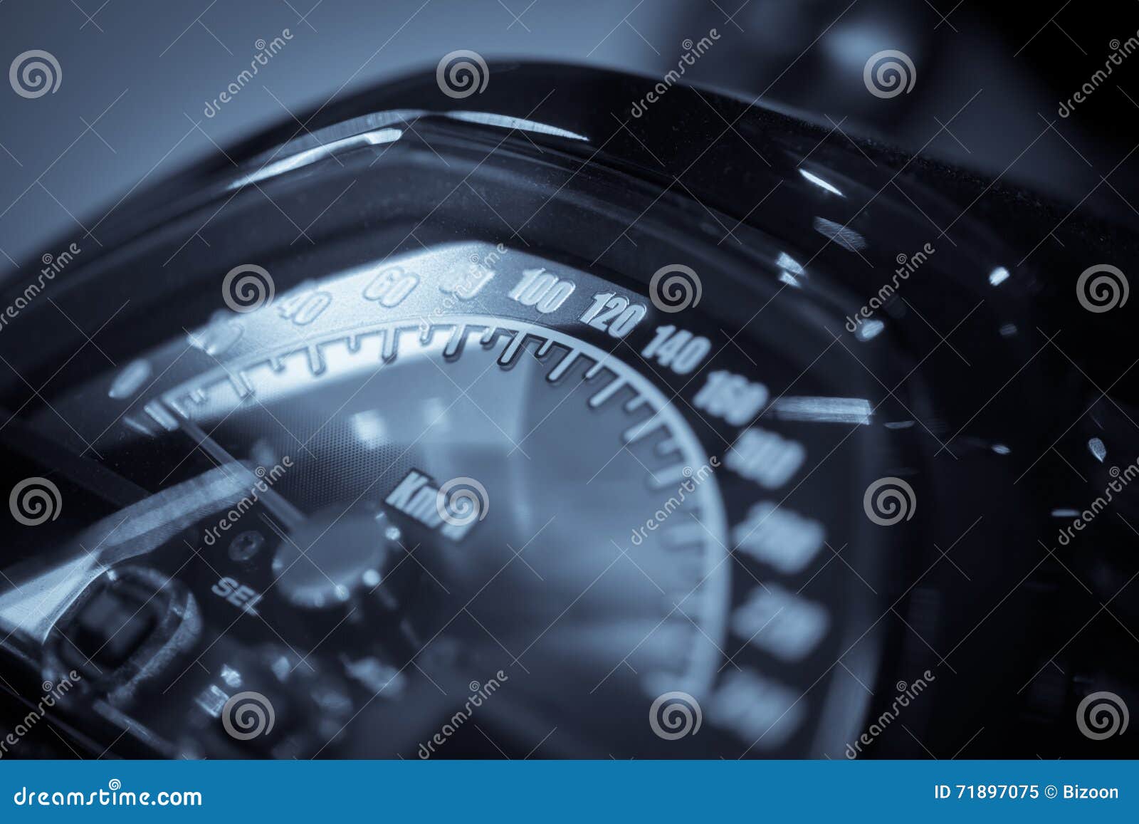 Motorcycle Speedometer Detail Stock Image - Image of transport, dial ...