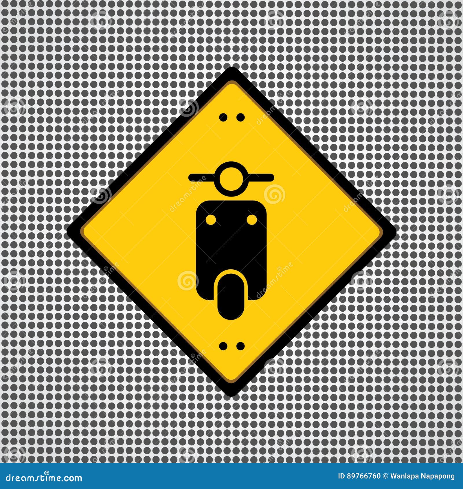 Motorcycle symbol stock vector. Illustration of style - 89766760