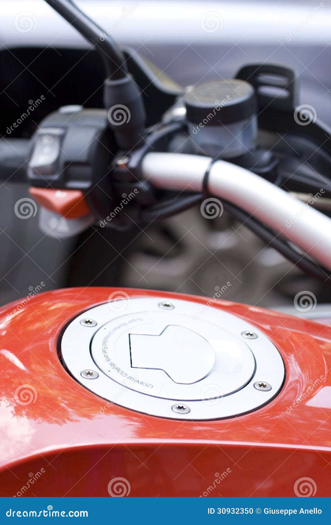 Motorcycle tank stock photo. Image of tank, moped, petrol - 30932350