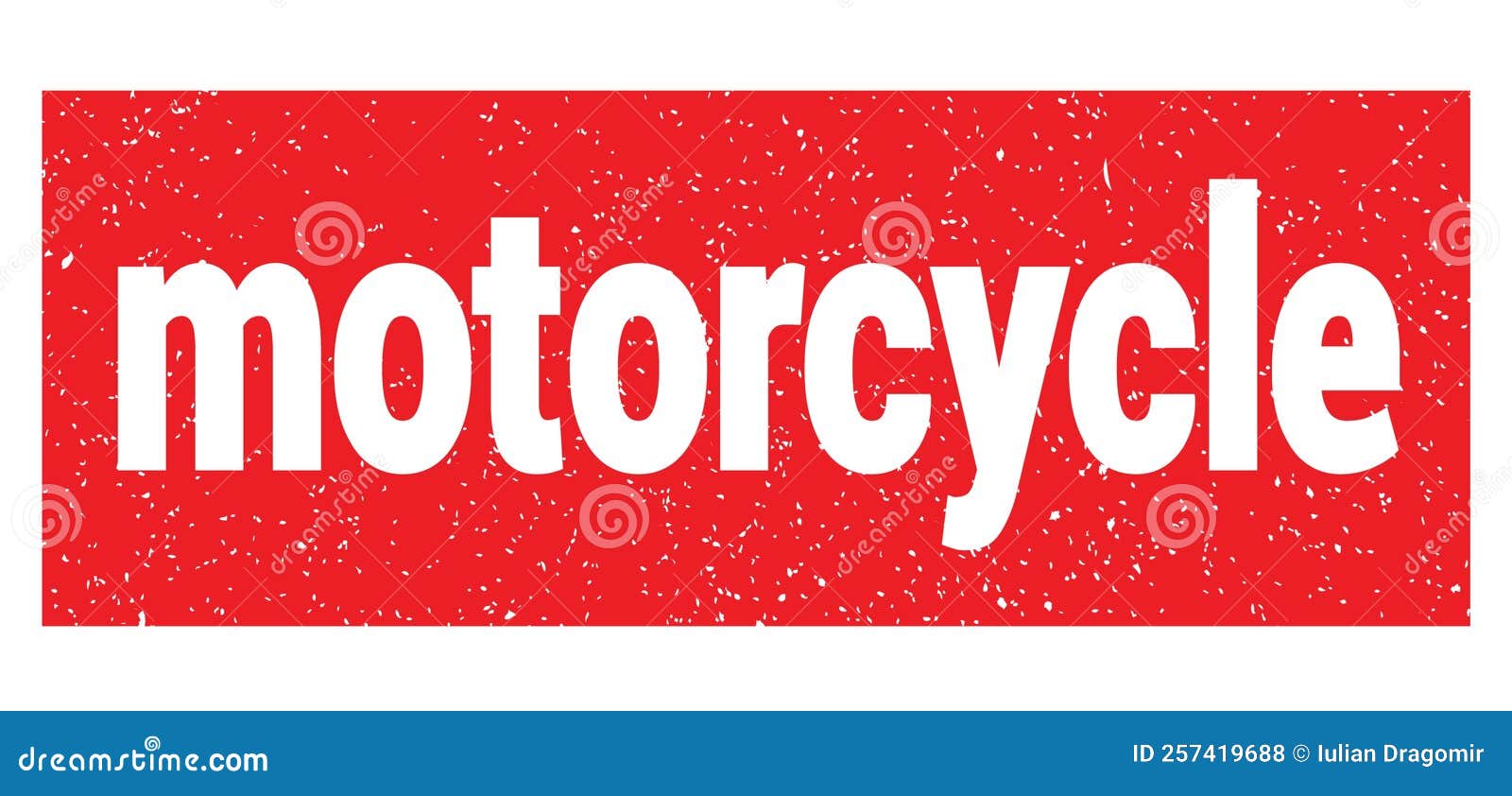 Motorcycle Text Written on Red Stamp Sign Stock Illustration ...