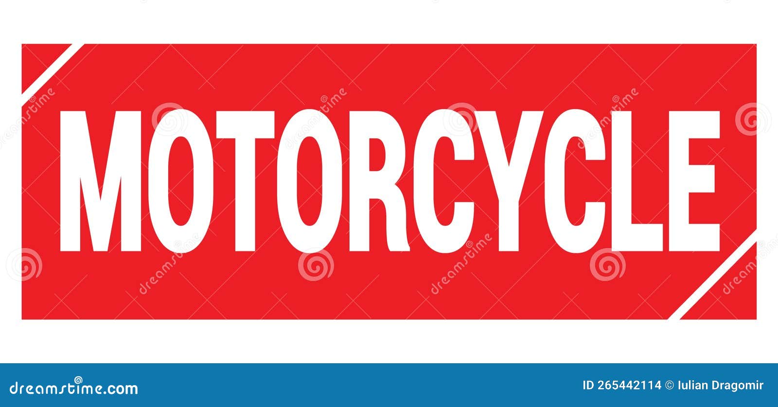 MOTORCYCLE Text Written on Red Stamp Sign Stock Illustration ...