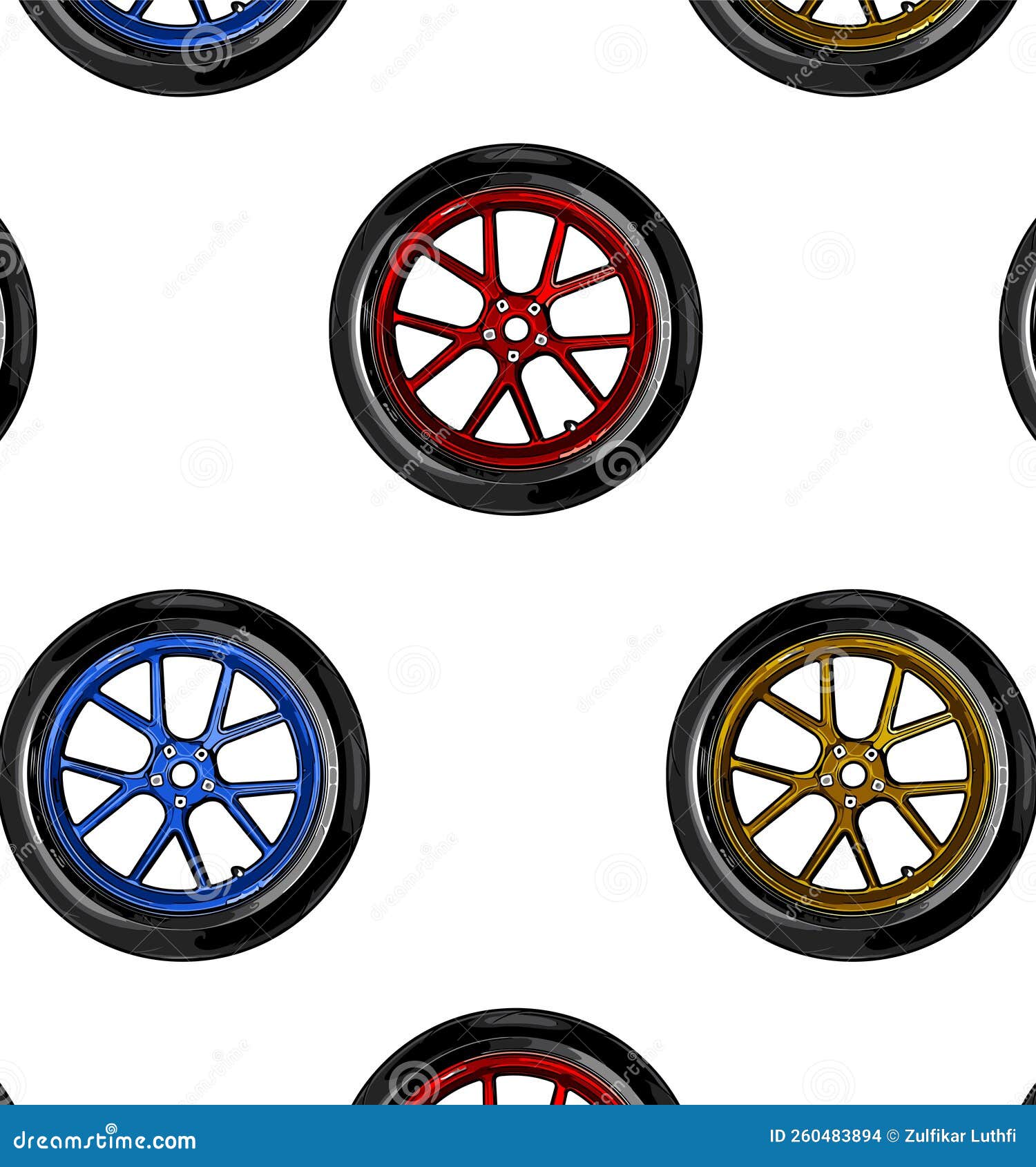 Motorcycle tire stock vector. Illustration of tire, font - 260483894