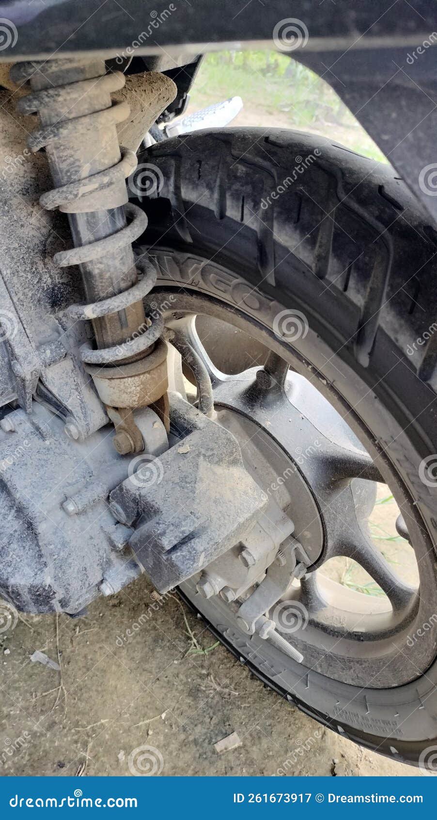 Motorcycle Tires that Experience Severe Friction Stock Image - Image of ...