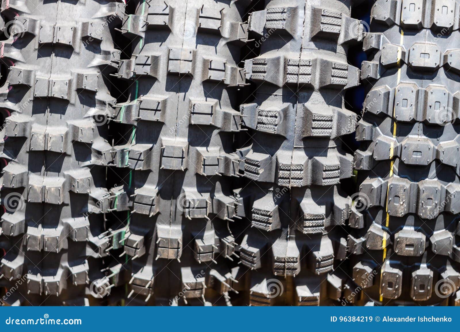 Motorcycle tires outside. stock image. Image of garage - 96384219
