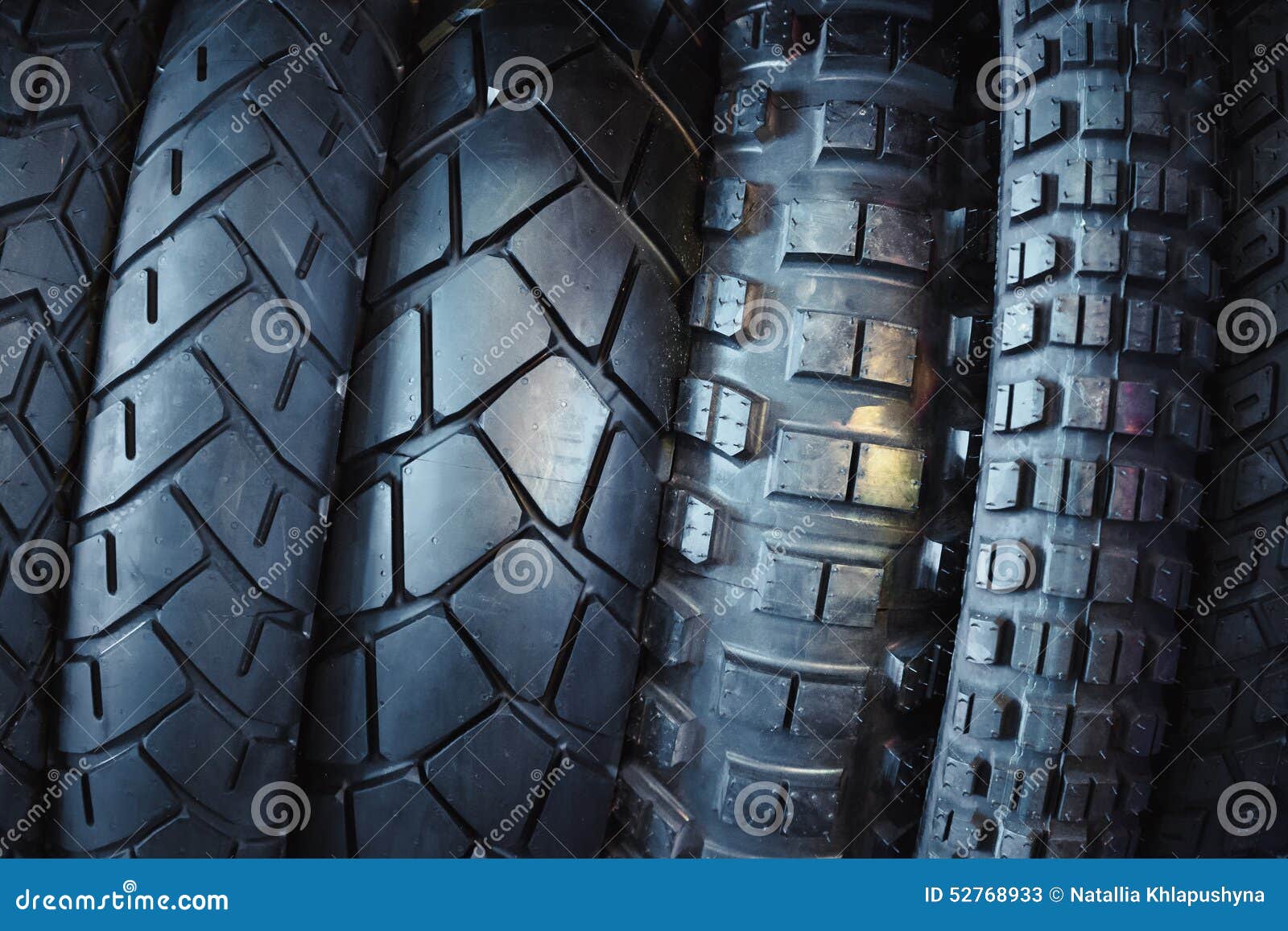 Motorcycle Tire Tread Pattern
