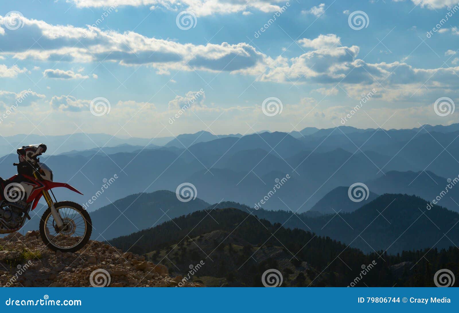 Motorcycle trips in nature stock photo. Image of range - 79806744