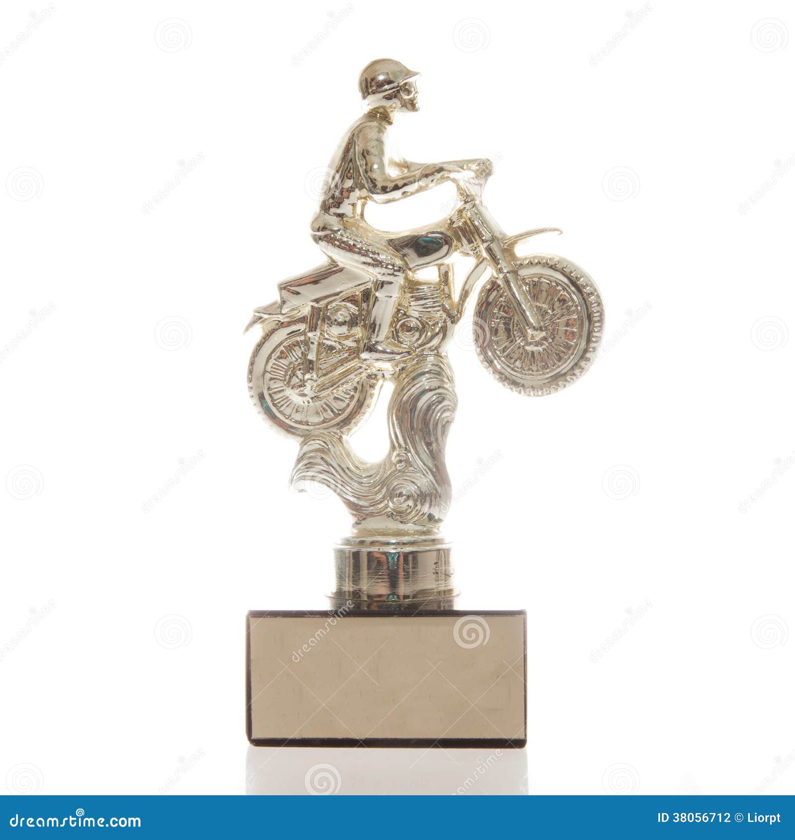 Motorcycle trophy stock photo. Image of gold, enduro - 38056712