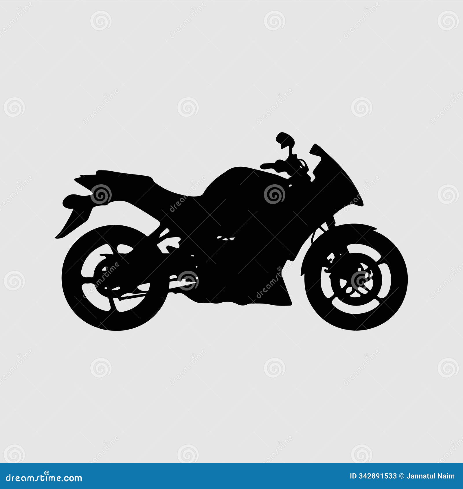 Motorcycle vector art stock illustration. Illustration of font - 342891533