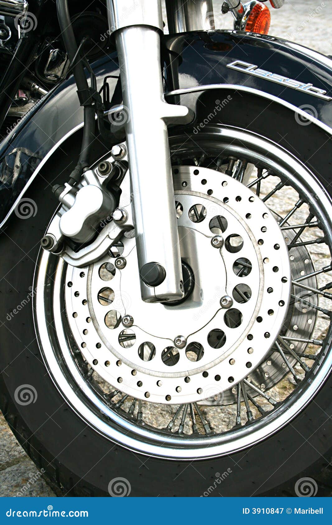 Motorcycle wheel stock image. Image of motorbike, tire - 3910847