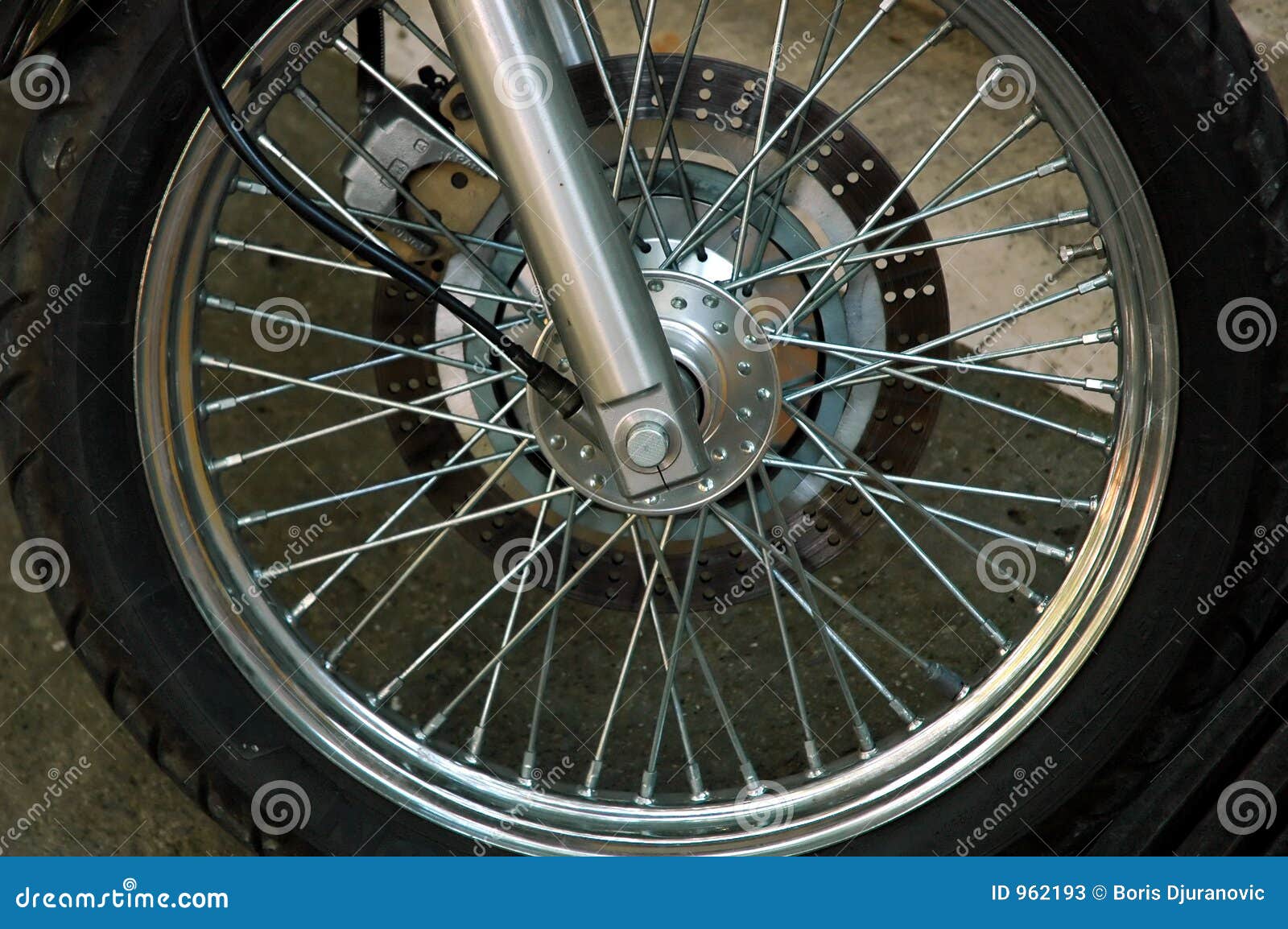 Motorcycle Wheel Picture. Image: 962193