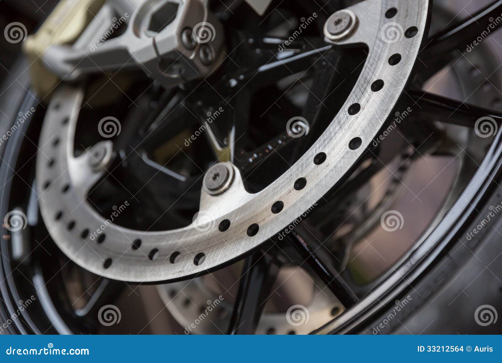 Motorcycle wheel brake stock photo. Image of transport - 33212564