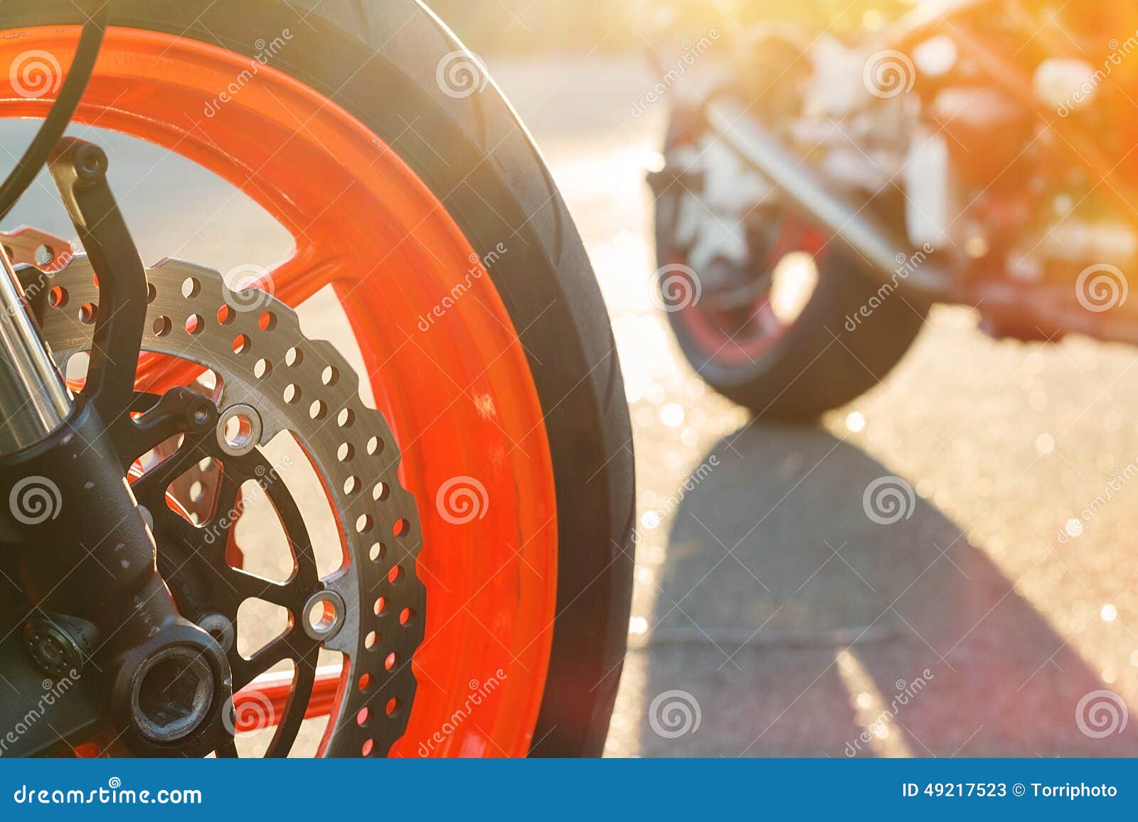 Motorcycle Wheel with Disc Brake Stock Image - Image of detail, disc ...
