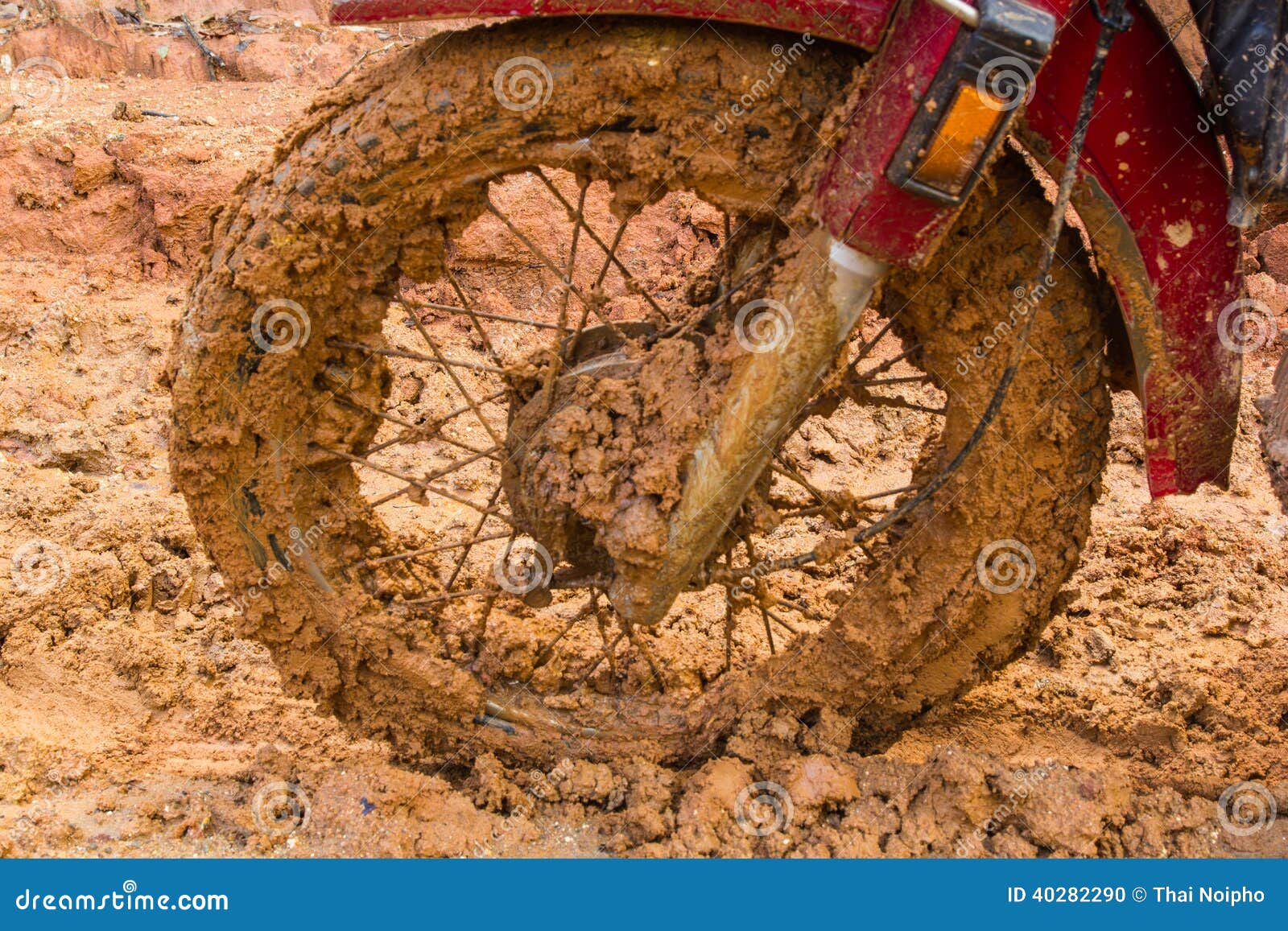 Motorcycle wheel mud stock photo. Image of wilderness - 40282290