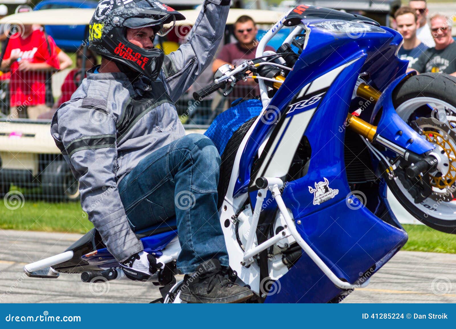 Motorcycle Wheelie On Super Moto Editorial Photo | CartoonDealer.com ...