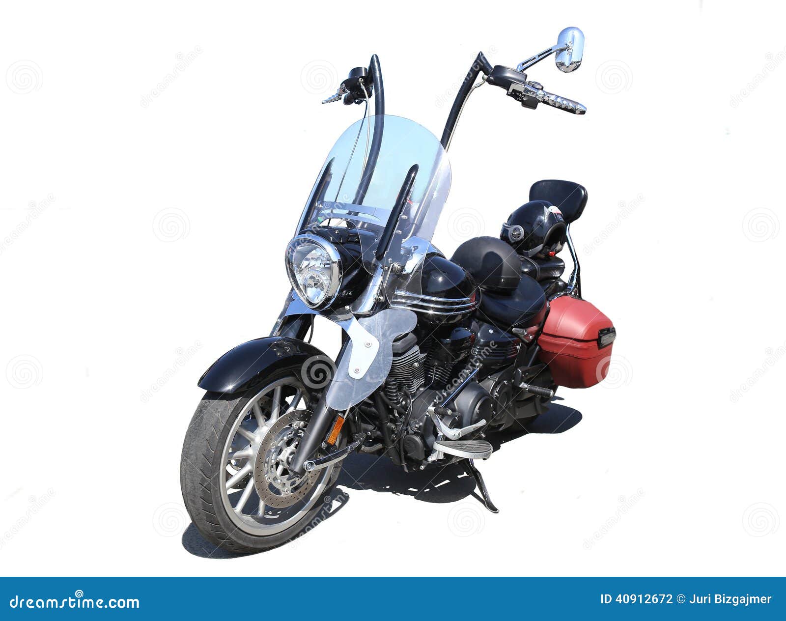 Motorcycle on White Background Editorial Photography - Image of leather ...