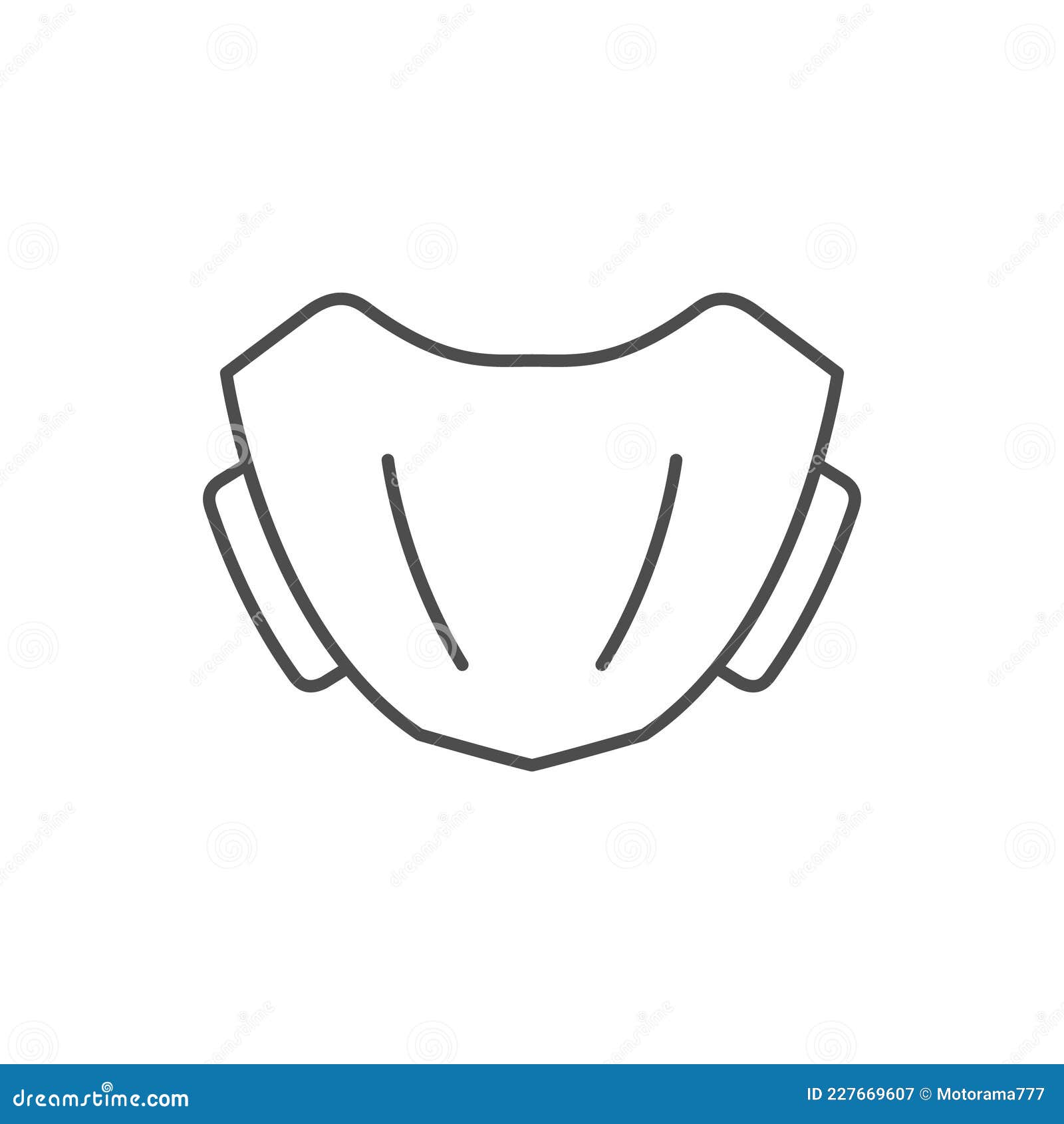 Outline Windshield Defrost Vector Icon. Isolated Black Simple Line ...