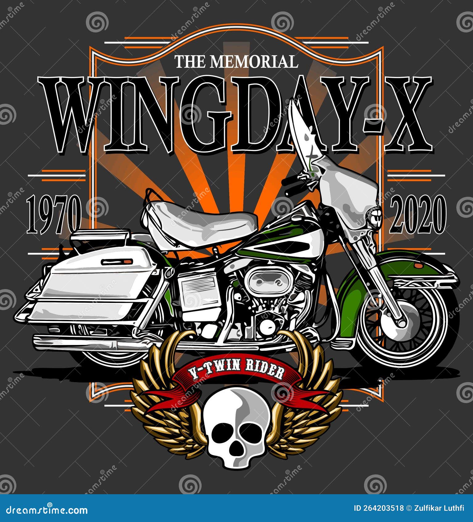 Motorcycle and Wing Day Pin Stock Vector - Illustration of race, symbol ...