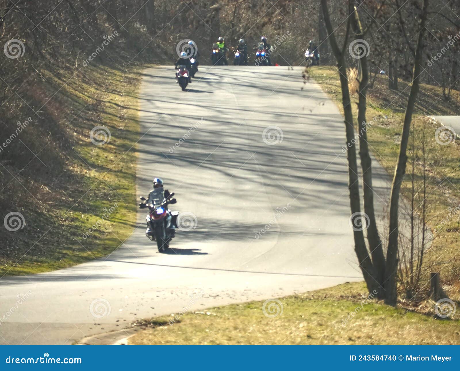 Motorcycles at ADAC Driving Safety Aquaplaning Training Editorial Image ...