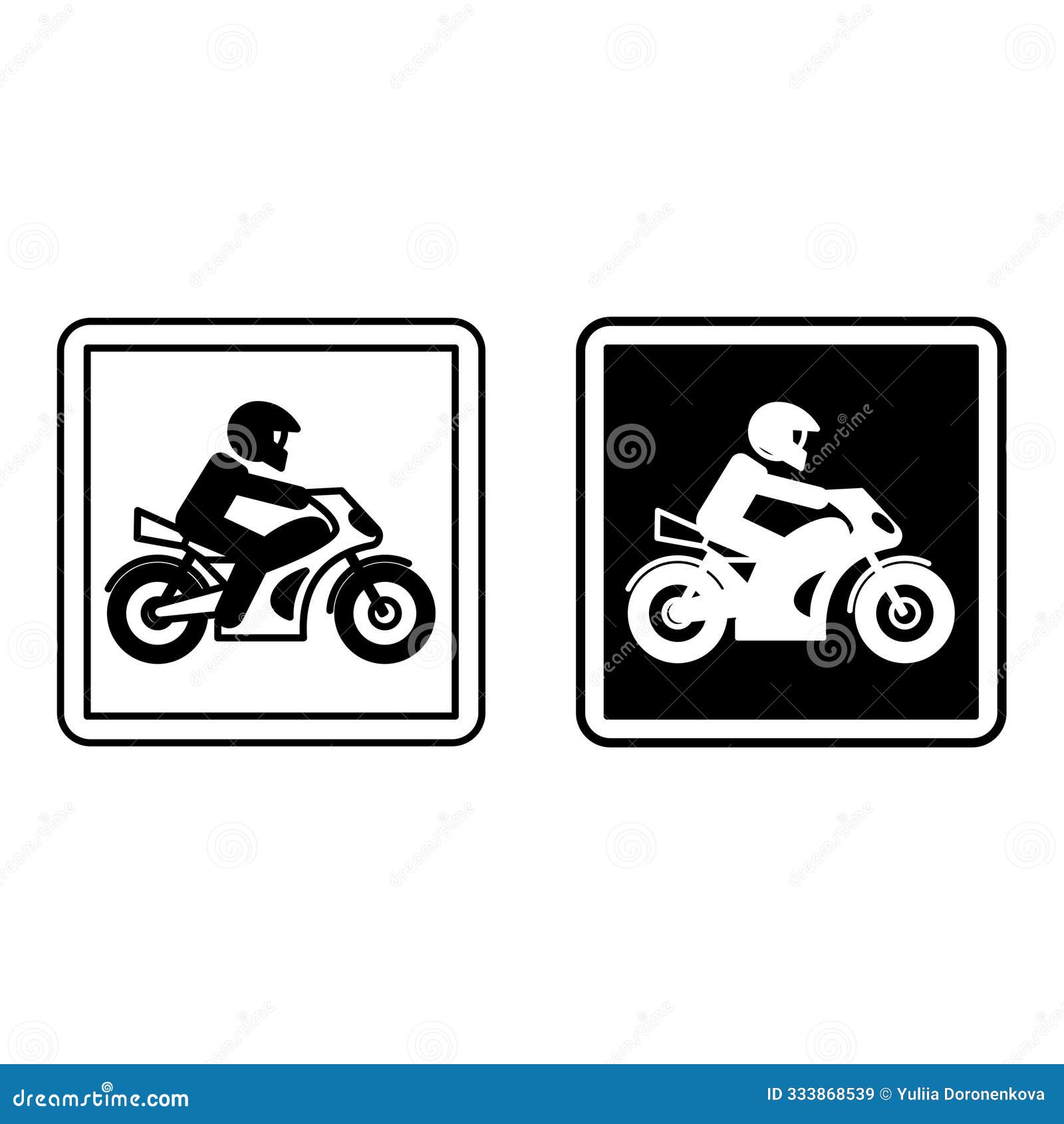 Motorcycles Allowed Signs. stock illustration. Illustration of ...