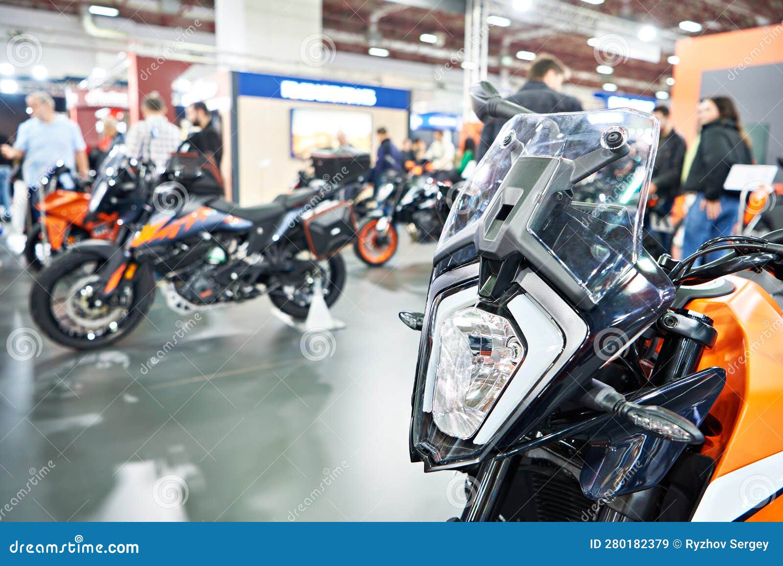 Motorcycles at the Exhibition Editorial Stock Image - Image of speed ...