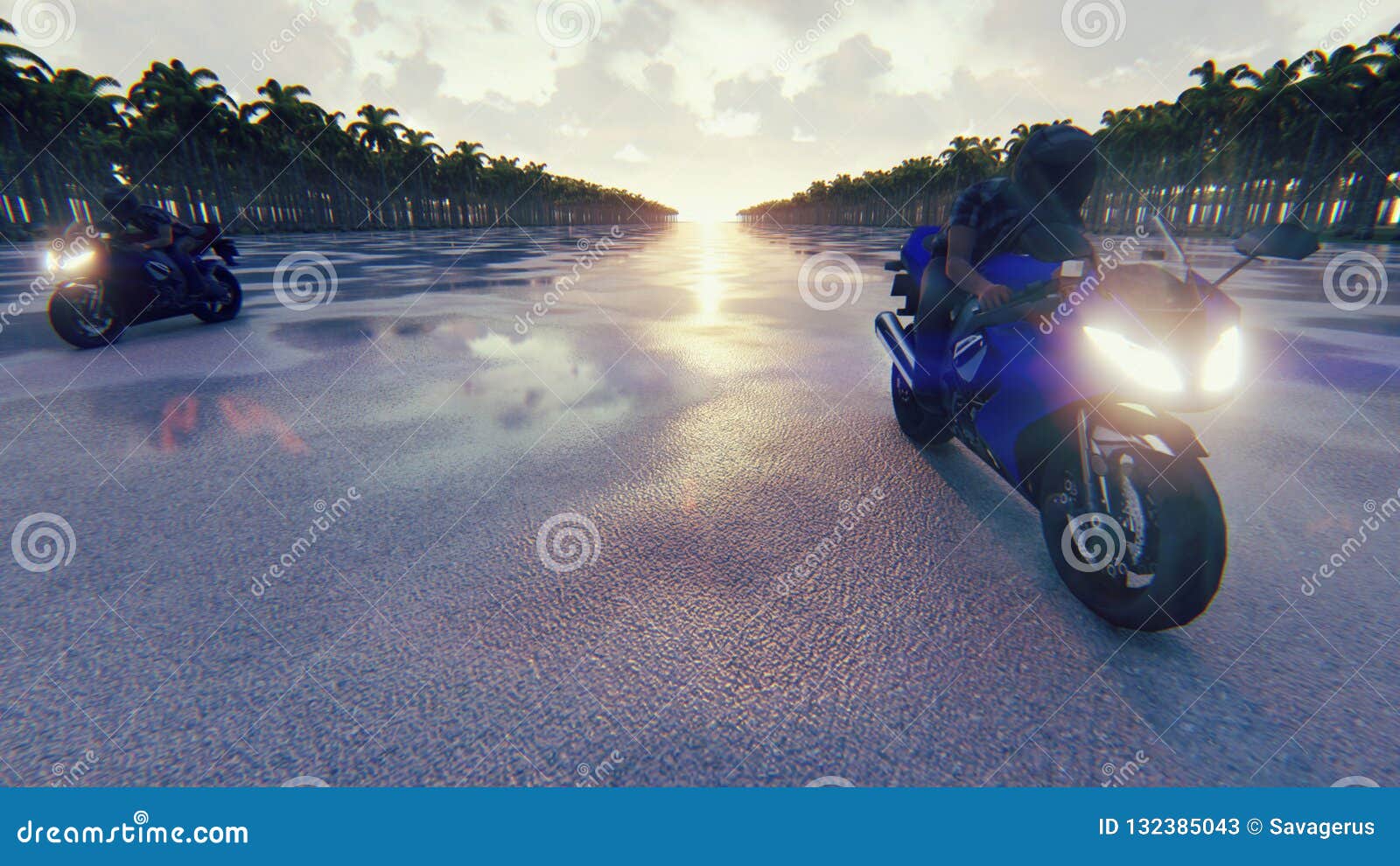 Motorcycles Go Stock Illustrations – 2 Motorcycles Go Stock ...