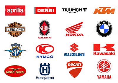 Motorcycles Producers Logos Editorial Photo - Illustration of harley ...