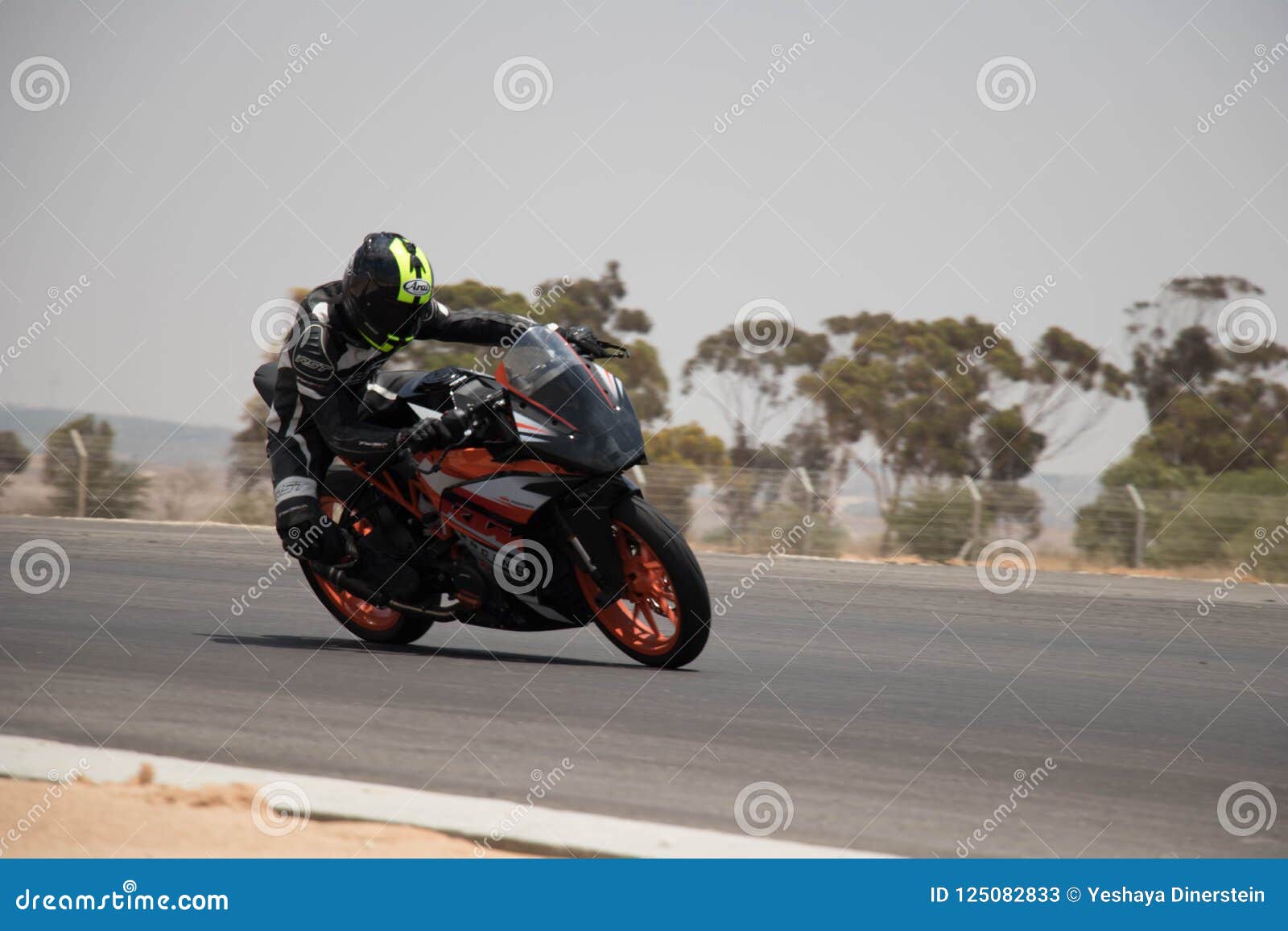 Motorcycles on a Race Track on a Training Day B.b Editorial Stock Photo ...