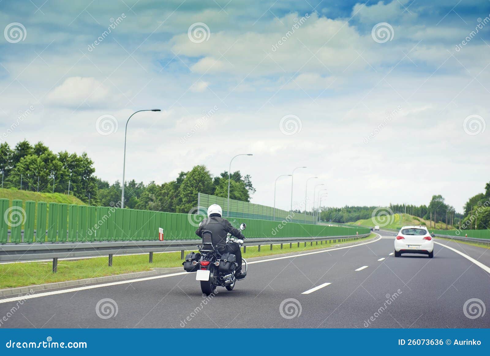 Motorcyclist stock photo. Image of harley, grass, environment - 26073636