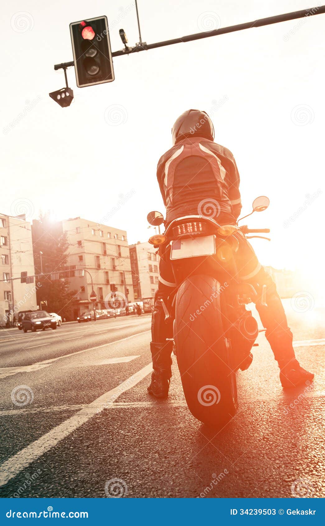 Motorcyclist stock image. Image of harley, girl, motor - 34239503