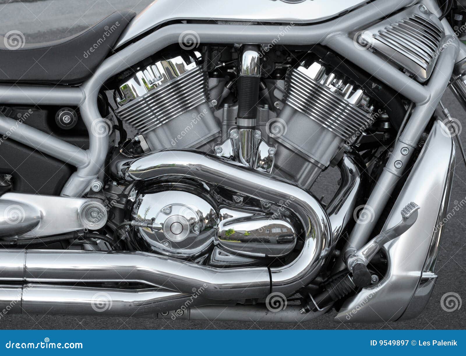 Motore del motociclo immagine stock. Immagine di bici - 9549897