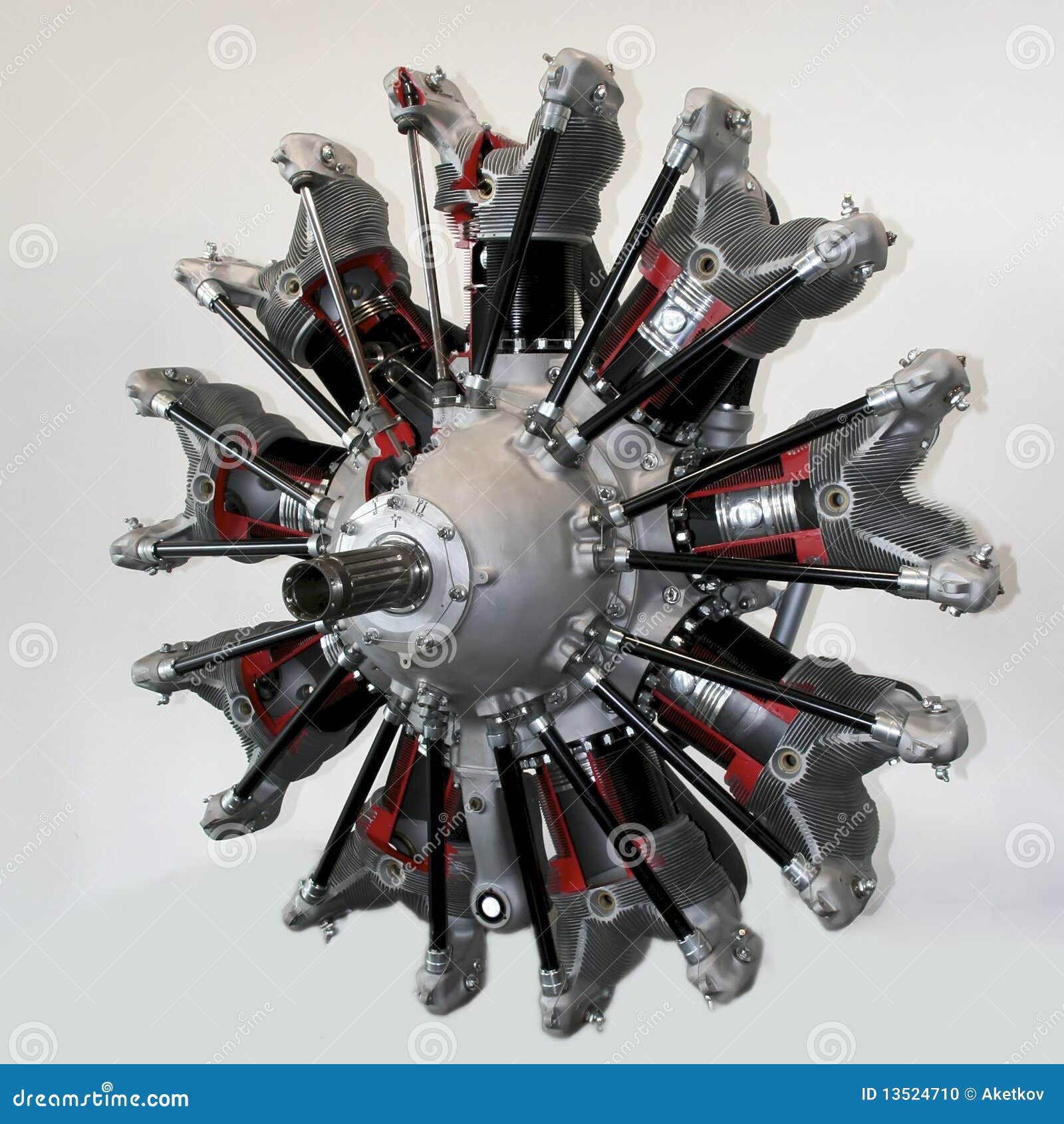 Motore radiale fotografia stock. Immagine di combustibile - 13524710