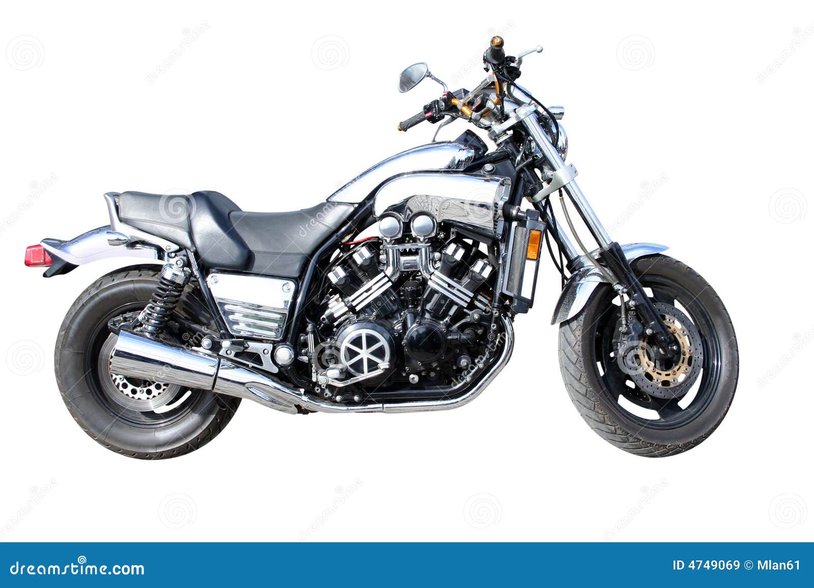 Motorfiets stock afbeelding. Image of motor, sport, snelheid - 4749069