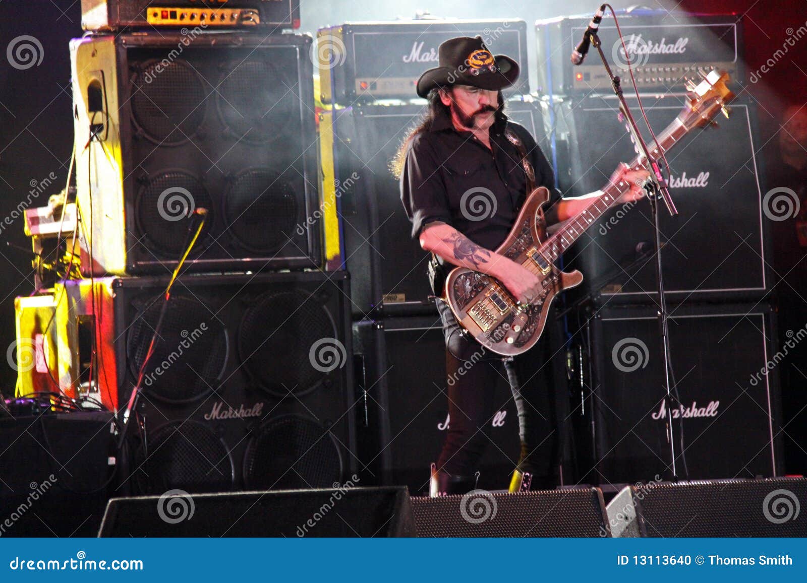 Motorhead Heavy Metal Rock Band on Stage Editorial Image - Image of ...