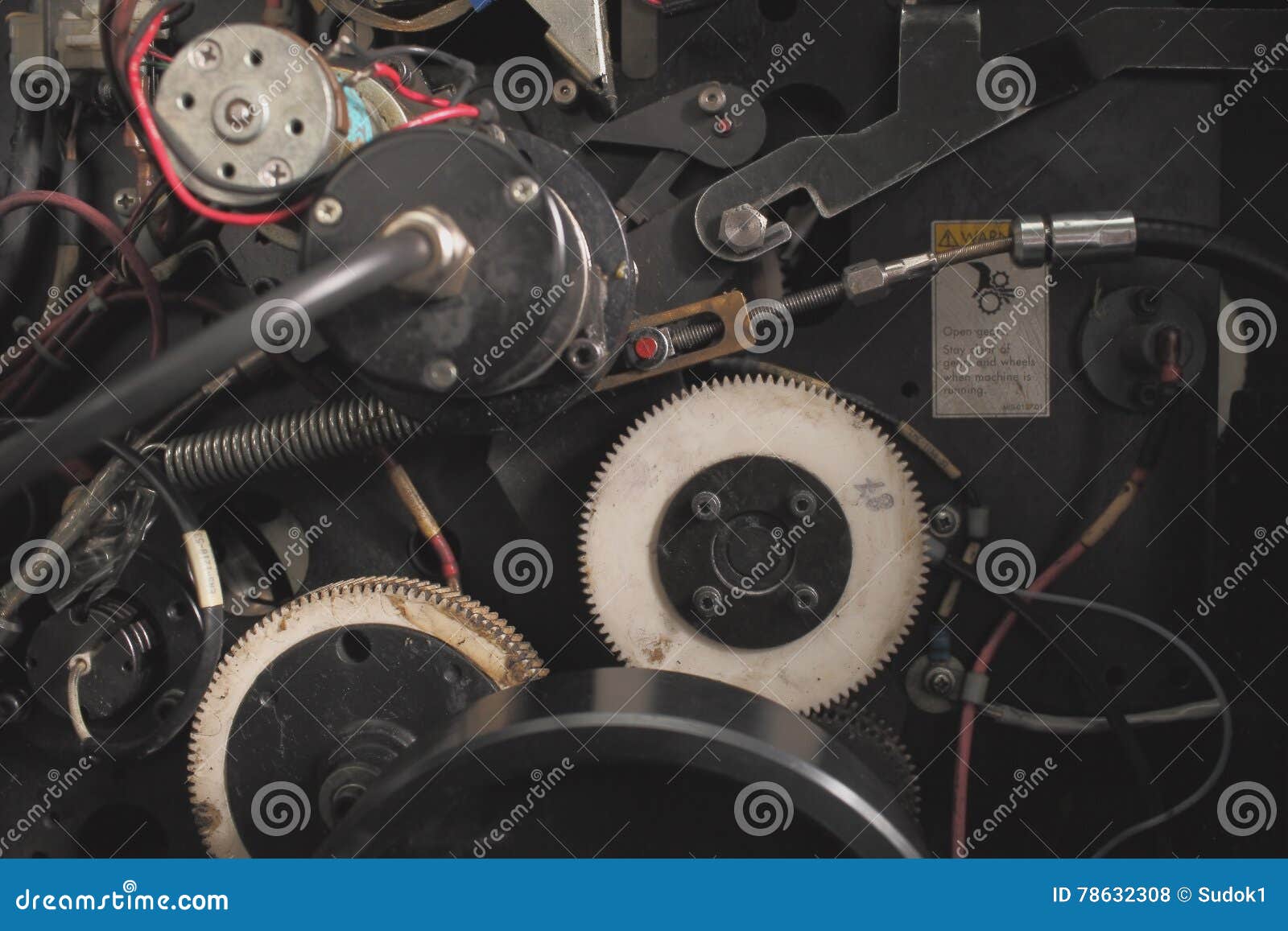 Motorised Part of the Technical Machine Stock Photo - Image of gear ...